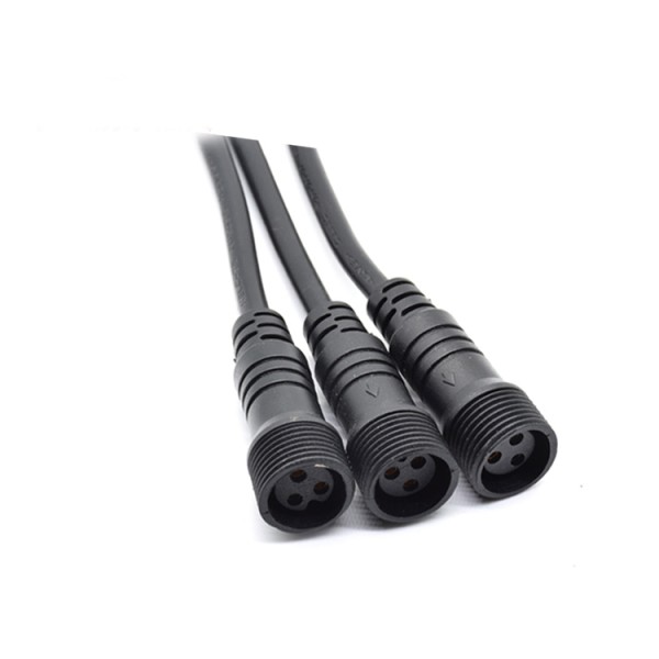Quality Waterproof Plug M12  Nylon Waterproof Plug Power Cord IP67 2-8P Single Head Soldered at Tail Indoor Outdoor Use for sale