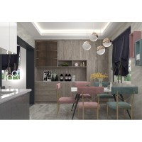 Quality ISO CE RTA Plywood Dining Room Storage Cabinet Shaker Kitchen Wall Units for sale