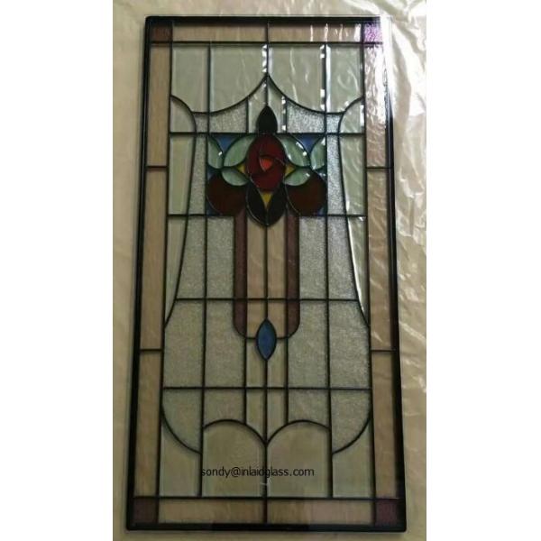 Quality 36 X 22in Stained Leaded Glass for sale