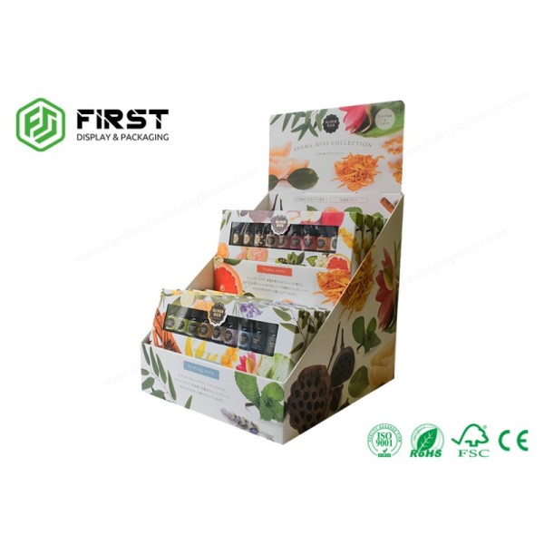 Quality Custom Retail Advertising POP Paper Displays Counter Top Cardboard Display Unit for sale