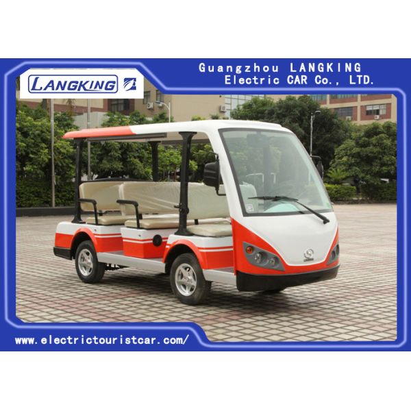 Quality Multiple Purpose 8 Seater Electric Shuttle Bus Light Weight Superior Cruising for sale