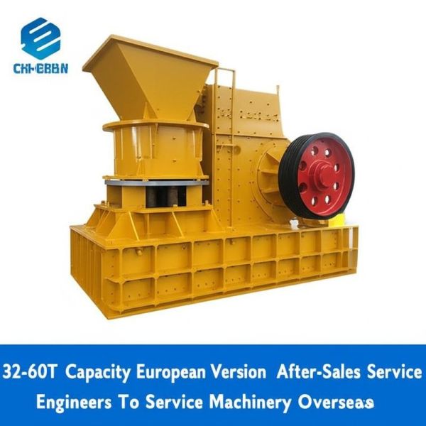 Quality 32-60T Capacity European Version Jaw Crusher with After-Sales Service Engineers To Service Machinery Overseas for sale