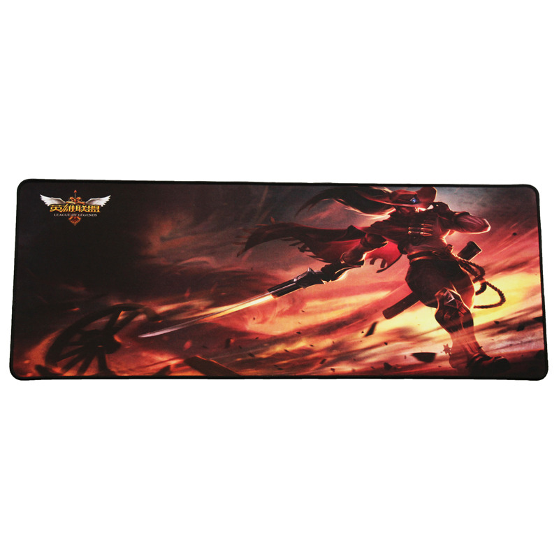 Minglu GMP-021 Top popular Adventure Non-Slip Mouse Pad Rectangle Rubber game mouse pad game mat