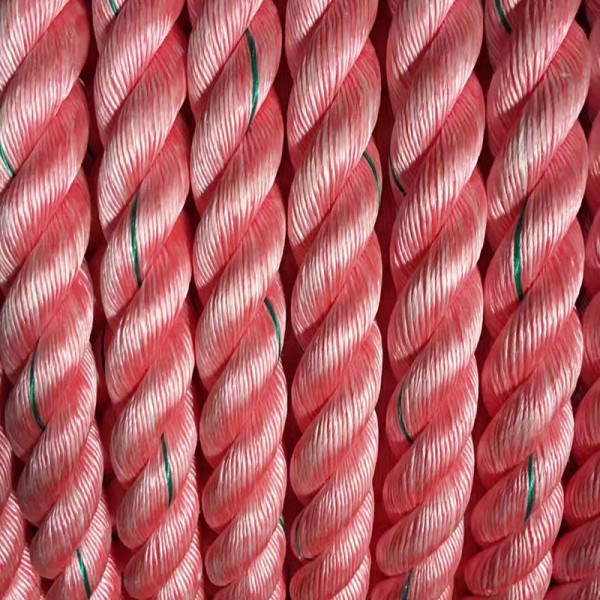 Quality Twisted PE Rope 100% Virgin Material PE Twisted 3 Strands Rope for sale