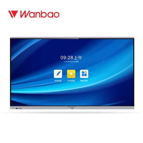 Quality School Office Smart Interactive Whiteboard 75'' LED 4K IR Touch Digital TV for sale