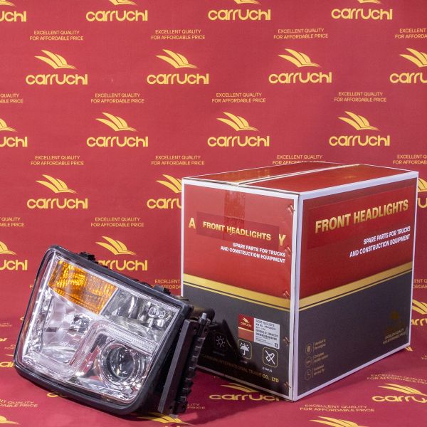 Quality Left Headlight Assembly Applicable To Shacman Delong H3000/M3000/L3000/X3000 Cab Lighting System Carruchi Brand Truck Spare Parts KM1000011 for sale