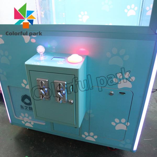 Quality Single Player Custom Claw Machine For Game Center With color changing light for sale