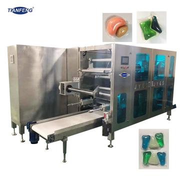 Quality Automatic PVA Film Liquid Cube Laundry Pod Packaging Machine for sale