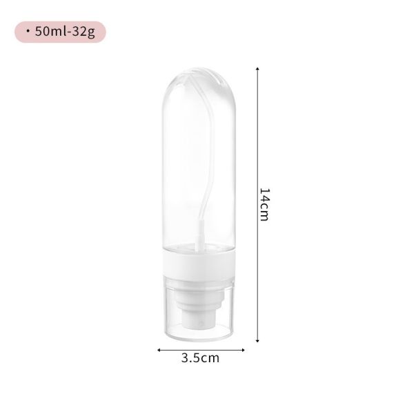 Quality 30ml 50ml 100ml PET round bottle with spray lotion pump for sale