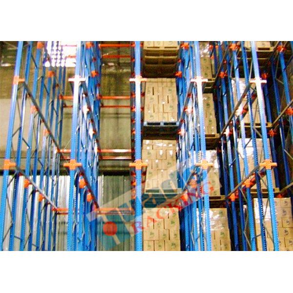 Quality Channel Type Drive In Racking High Density Storage Racks For Frozen Food Freezers for sale