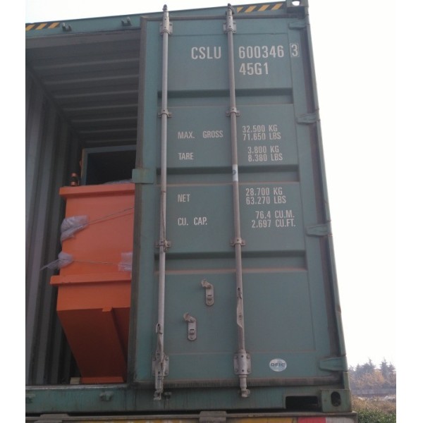 Quality Heavy Duty Outdoor Stackable Marrel Skip Bin , Large Garbage Bin Manufacturers for sale