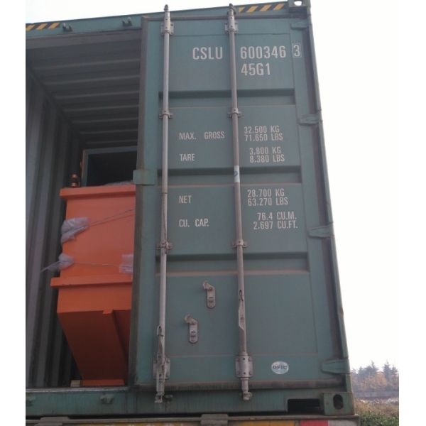 Quality Industrial Skip Bin With Reinforced Base No Warping No Leaks for sale