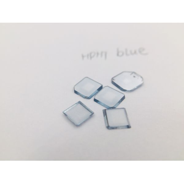 Quality Light or Heavy HPHT Boron Doped Diamond Single Crystal Diamond Plate for for sale