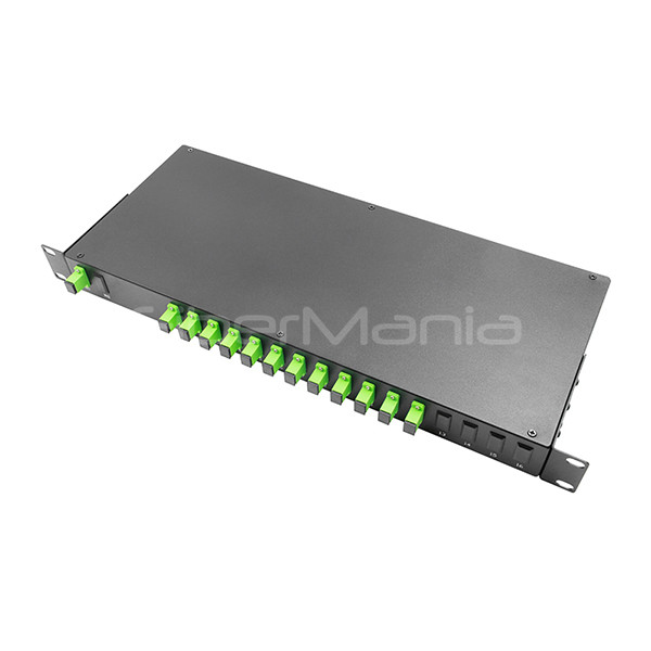 Quality 1x12 PLC Splitter With SC APC Connectors And Adapters Loaded for sale