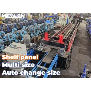 Quality Special Folded Egde Rack Panel Shelf Panel Roll Forming Machine 6m/Min 15Kw for sale