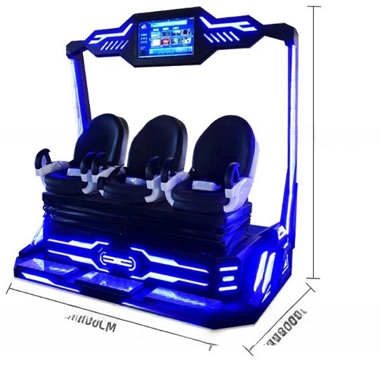 Quality 3 Chairs Egg Vr Cinema CE Certified Industrial Grade For Entertainment for sale