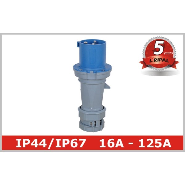 Quality Safety IEC Receptacle Industrial Plugs / 32 Amp Industrial Socket for sale