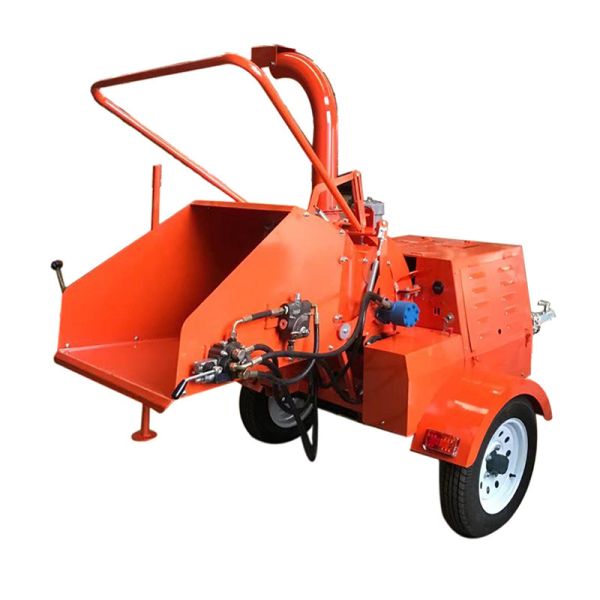Quality 11CBM/H Small Diesel Engine Mobile Wood Chipper DWC-22 Disc Type for sale