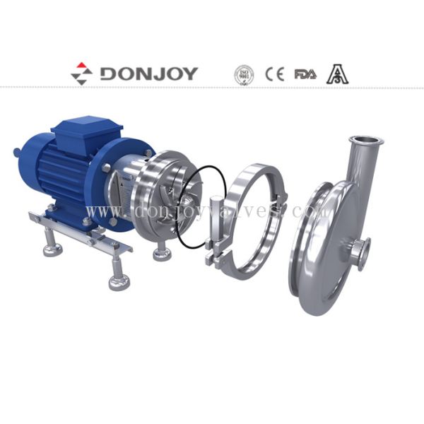 Quality SS316L Sanitary Grade Centrifugal Pump With Clamp Connection for sale