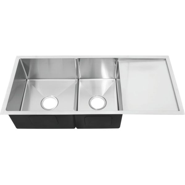 Quality 304 Stainless Steel Kitchen Sink With Drainboard Limited Lifetime Warranty for sale