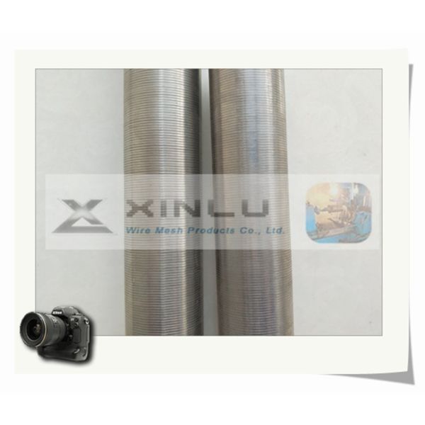 Quality Wedge Wire Water Well Screen Pipe 114mm Diameter Non Clogged For Dewatering for sale