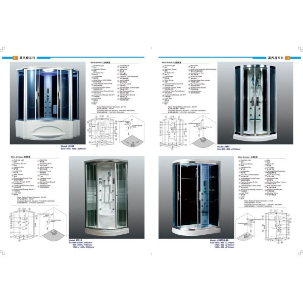 Quality Multi Functional Steam Shower Bath Cabin Steam Shower Pods Safety Elegant for sale