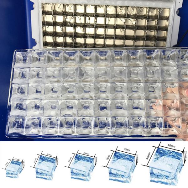 Quality Air / Water Cooling Industrial Ice Cube Maker With Stainless Steel Body Material for sale