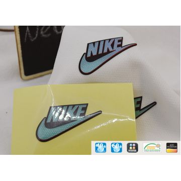 Quality 2D Silicone Heat Transfer Clothing Labels for sale