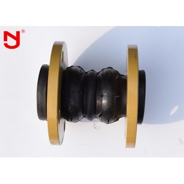 Quality Flexible Flanged Rubber Expansion Joint NBR EPDM Rubber Compensator DN20mm for sale