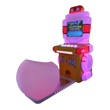 Quality 19 inches display kid video game machine with different game content, colorful for sale