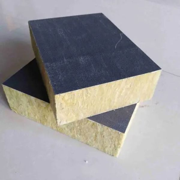 Quality Fire Resistant Rockwool Heat Insulation Composite Material for sale