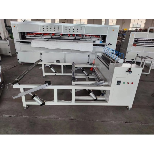 Quality 1050mm HVAC Filter Making Machine 220V / 380V Paper Pre Slitting Machine for sale