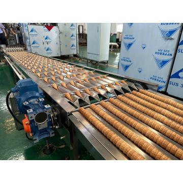Quality High Production Capacity Sugar Cone Baking Machine With PLC Control System for sale