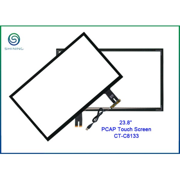 Quality 23.8 Inch USB Touch Screen Display Projected Capacitive ILITEK2302 IC for sale