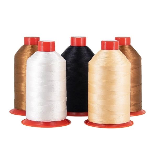 Quality 3000m Cone Nylbond Tkt-40 White Strong Bonded Thread for Upholstery 210D/3 40 for sale
