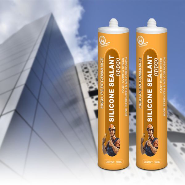 Quality Main Raw Material Silicone Construction Sealant Free Samples Multifunctional Fast Cure Neutral 100% Glass Caulking 300ml for sale