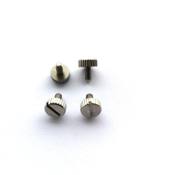 Quality M2.5X6 Stainless Steel Machine Screws knurled head passivated for sale