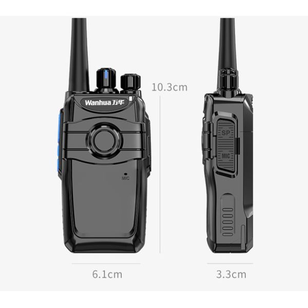 Quality Professional Walkie Talkie Dual Band Earpiece Headset with PTT Mic Output Power 3W for sale