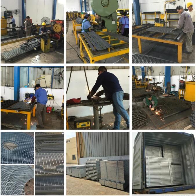 process of steel grating