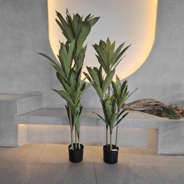 Quality Indoor / Outdoor Plastic Artificial Plants Waterproof 120-150cm for sale