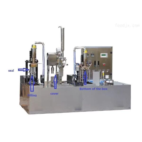 Quality Semi Automatic Gable Top Aseptic Carton Filling Machine Juice Packing 1L Carton for sale