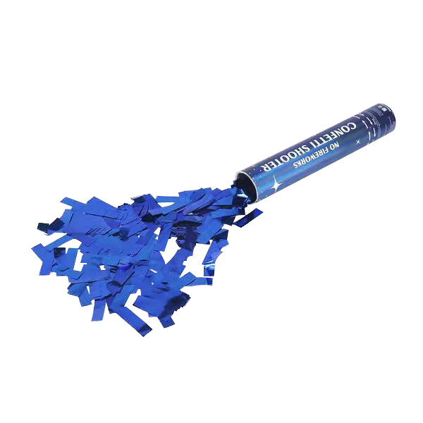 Quality 12 Inch Blue Confetti Cannon Wedding Club Celebration Confetti Poppers for sale