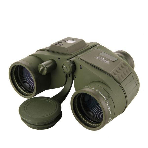 Quality 7x50 Binoculars with Electric Compass, Nitrogen Waterproof BAK4 Prism FMC Lens Binoculars for Kid Adult Bird Watching for sale