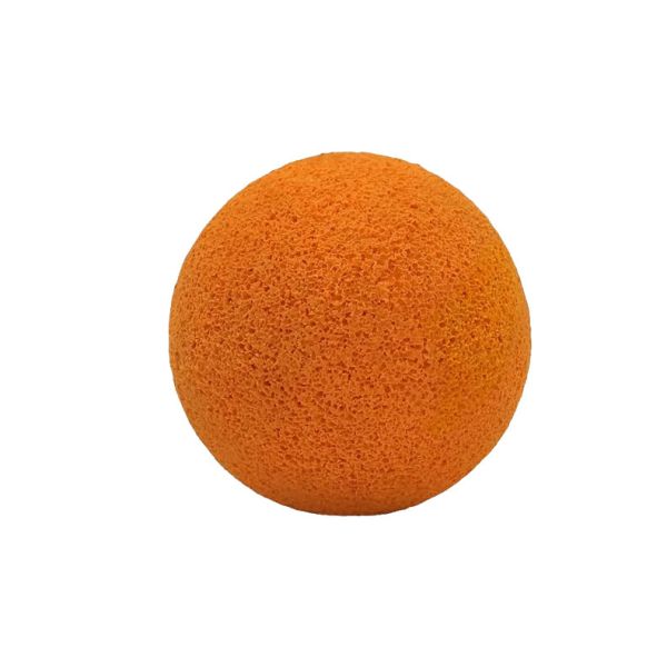 Quality Natural Rubber Cleaning Sponge Ball 100mm Orange Concrete Pipe Cleaning Ball for sale