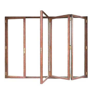 Quality Tempered Glass Bifold Sliding Glass Doors Window Aluminum Alloy for sale