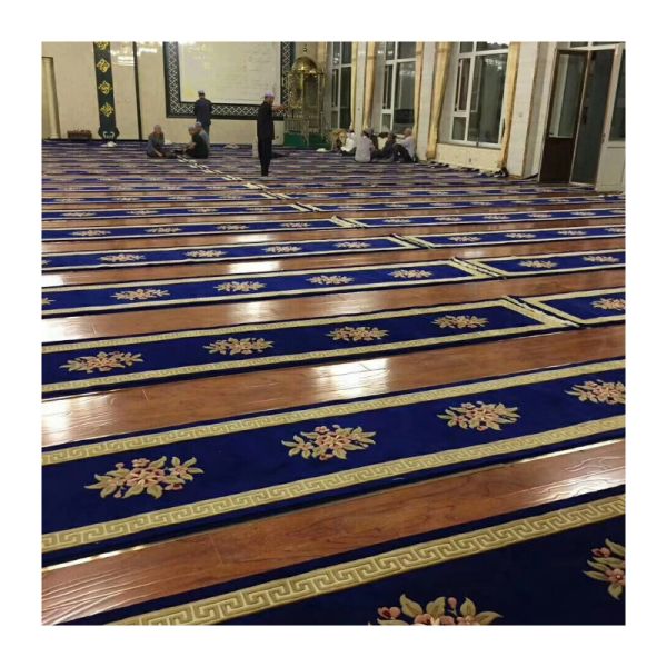 Quality Jute Backing Muslim Prayer Rug Wall to Wall Prayer Carpet Roll for Mosque in Home for sale