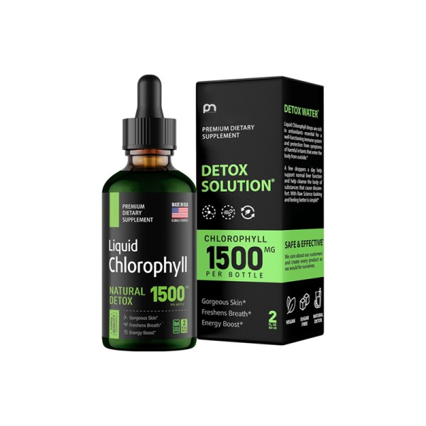 Quality Premium Dietary Supplement Chlorophyll Drops Detox Solution for Skin, Breath & Energy for sale