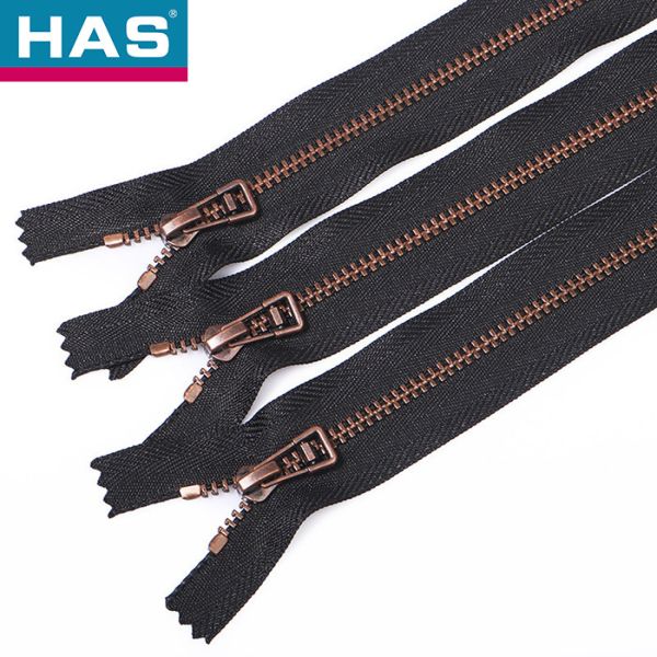 Quality #5 Copper Zipper Eco Friendly Silver Jacket Zipper Customized for sale