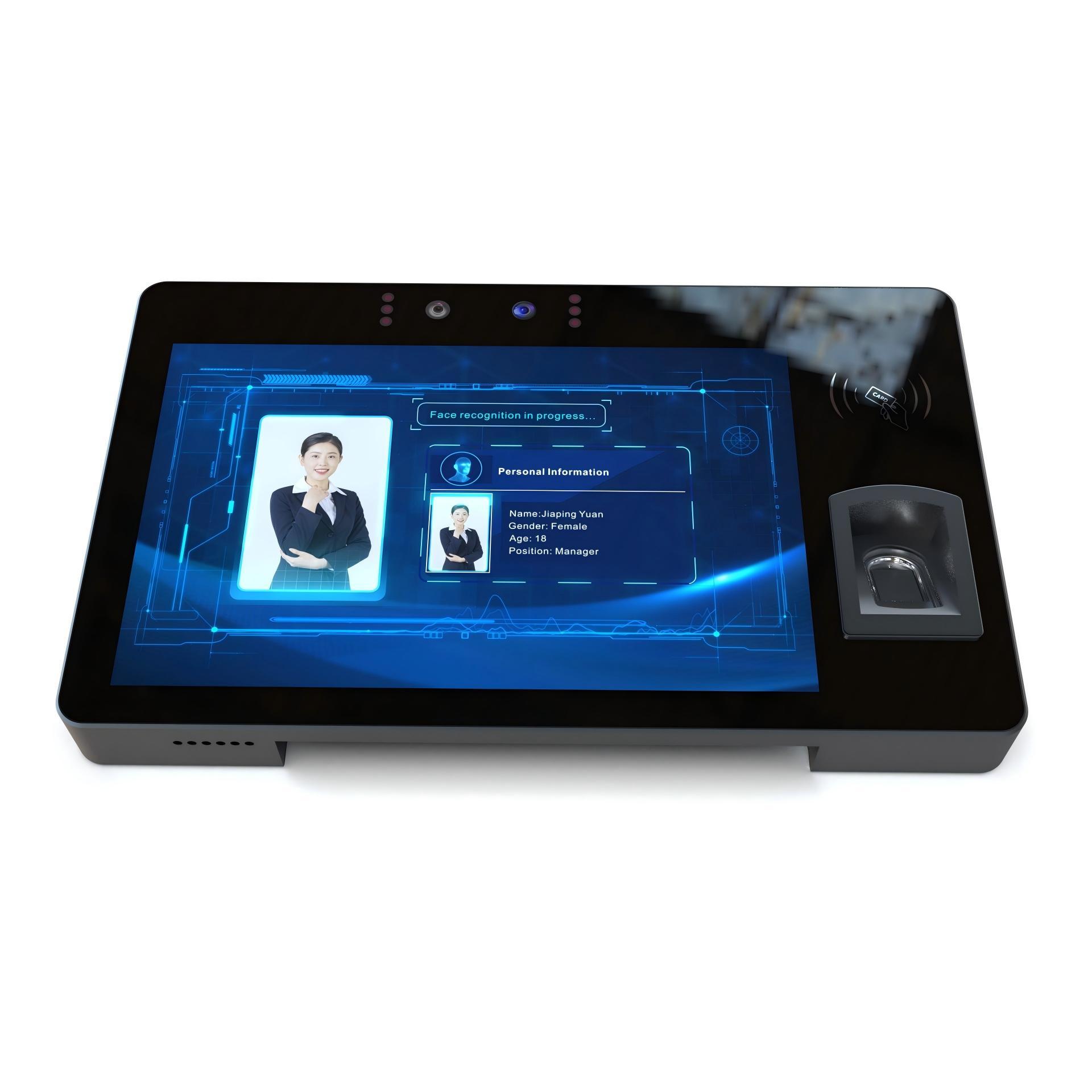 Quality Visible Light Face Recognition Terminal 5 inch IPS Touch Screen Metal Case for sale