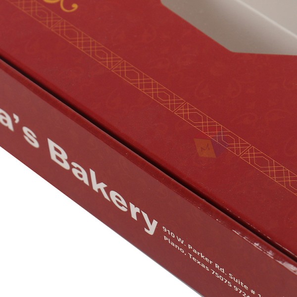 Quality Custom Printed Paperboard Pastry Cookie Box with Dividers Custom Order Clear for sale
